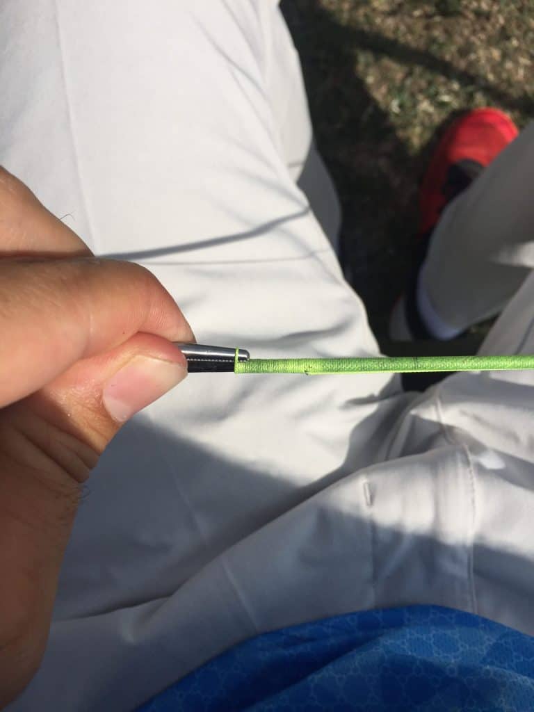 how to tie a centre serving29 - Online Archery Academy